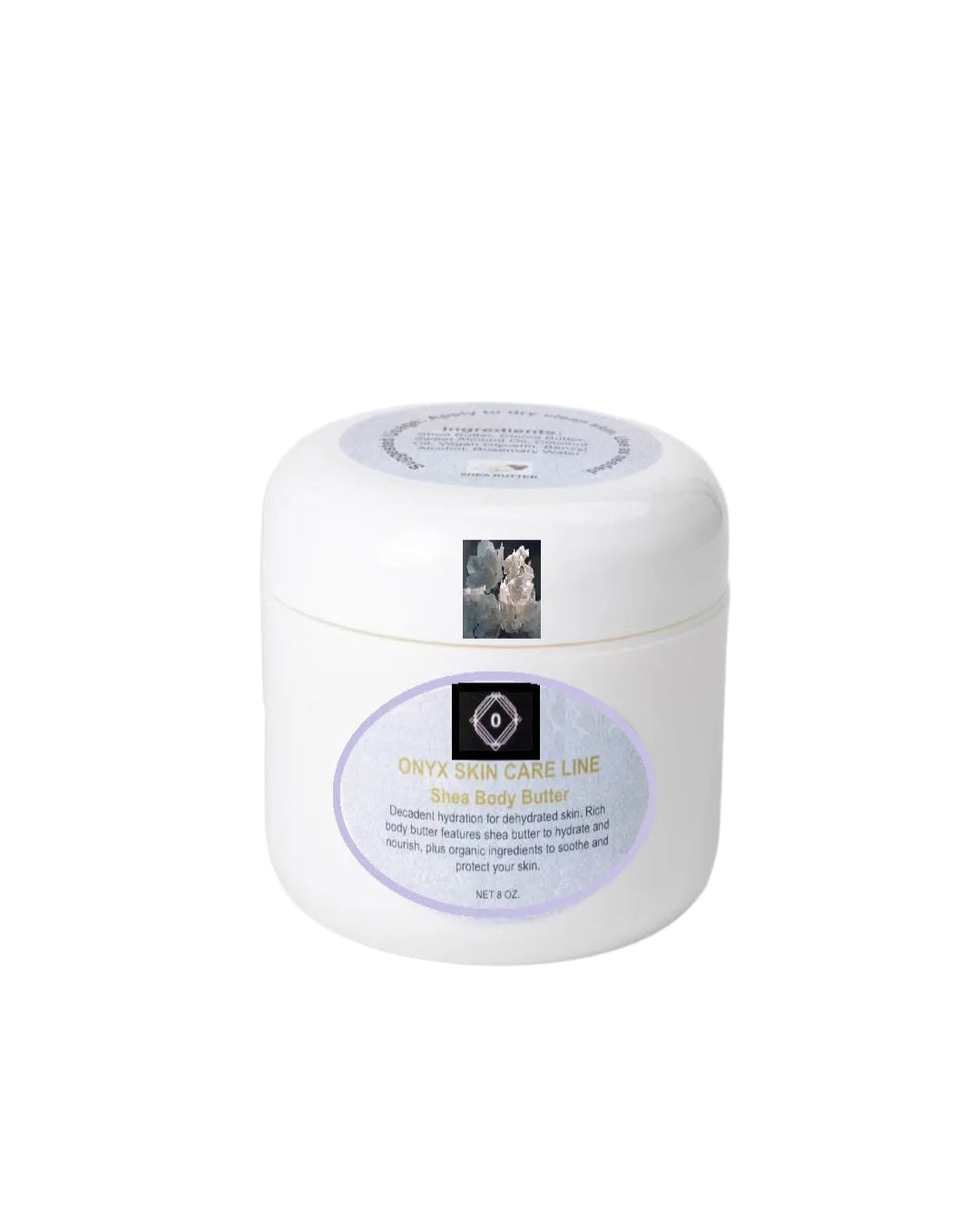 Shea Body Butter Jasmine Fragrance 8 & 2 oz. Tubs – Onyx Skin Care Line
